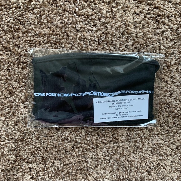 Ariana Grande | Accessories | New Ariana Grande Positions Face Mask ...